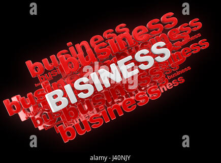 Word Business. Image with clipping path Stock Photo - Alamy
