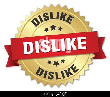 dislike label. dislike isolated seal. Retro sticker sign Stock Vector ...