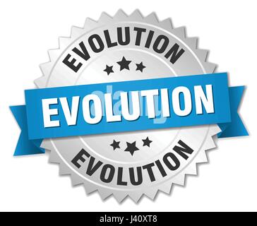 evolution round isolated silver badge Stock Vector Image & Art - Alamy
