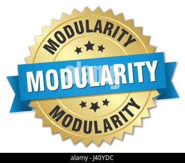 modularity label. modularity isolated seal. Retro sticker sign Stock ...