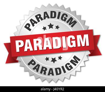 paradigm label. paradigm isolated seal. Retro sticker sign Stock Vector ...