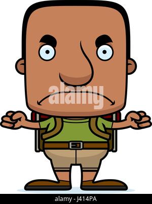 A cartoon hiker man looking angry Stock Vector Image & Art - Alamy