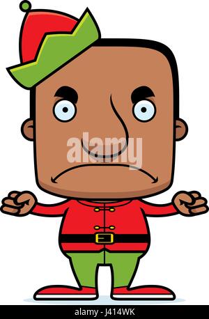 A cartoon Xmas elf man looking angry Stock Vector Image & Art - Alamy