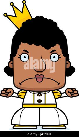 A cartoon princess woman looking angry Stock Vector Image & Art - Alamy