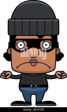A cartoon thief woman looking angry Stock Vector Image & Art - Alamy