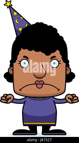 A cartoon wizard woman looking angry Stock Vector Image & Art - Alamy
