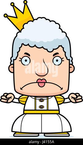 A cartoon princess woman looking angry Stock Vector Image & Art - Alamy