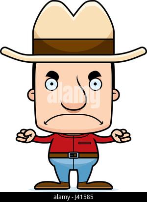 A cartoon cowboy man looking angry Stock Vector Image & Art - Alamy