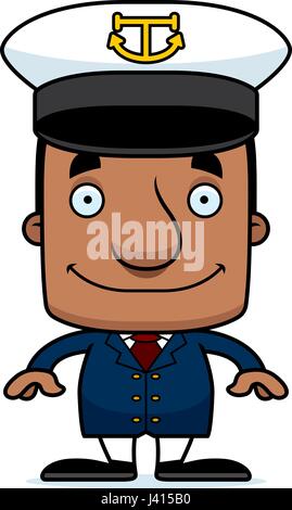 A cartoon boat captain man smiling Stock Vector Image & Art - Alamy
