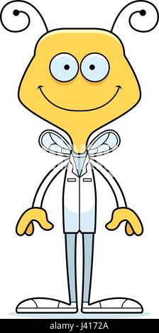 A cartoon doctor bee smiling Stock Vector Image & Art - Alamy