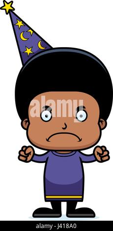 A cartoon wizard boy looking angry Stock Vector Image & Art - Alamy