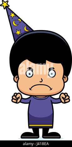 A cartoon wizard boy looking angry Stock Vector Image & Art - Alamy