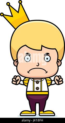 A cartoon prince boy looking angry Stock Vector Image & Art - Alamy
