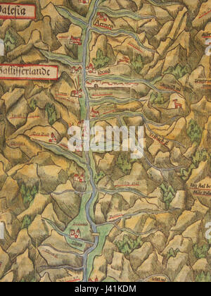 This historical map from 1600 illustrates the geographic layout of ...