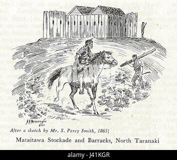 Mataitawa stockade and barracks north taranaki Stock Photo - Alamy