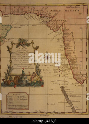 Map of the Malabar coast Stock Photo - Alamy