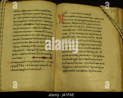 This historical lectionary from 1686 is a religious text containing ...