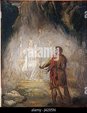This scene from Shakespeare's 'Macbeth' depicts Lady Macbeth and ...
