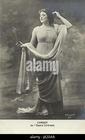 Mary Garden was a renowned American-born opera singer, known for her ...