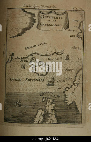 Map of Greenland, 1685 Stock Photo - Alamy
