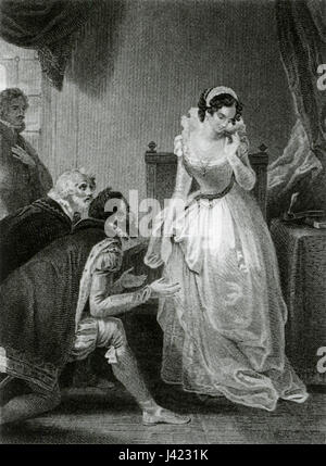 This portrait of Lady Jane Grey by artist Flagg portrays the tragic ...
