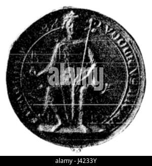 Seal of Louis IX of France (Saint Louis) , 13th century Stock Photo - Alamy