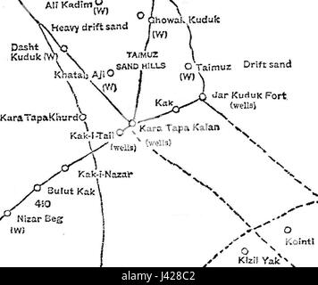 The 'Map Kara Tapa Kalen' from 1886 illustrates the detailed geographic ...