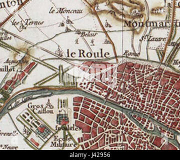 The Carte de Cassini is a detailed French map series, and the map of ...