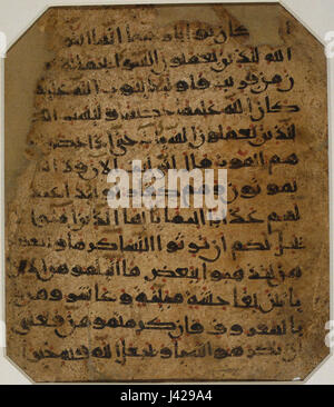 An example of Kufi script (New Style I) used to write Qur'anic verses ...