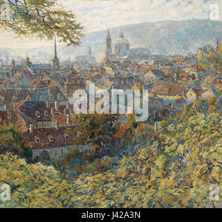 Ladislaus Zitek Blick auf Prag Stock Photo - Alamy