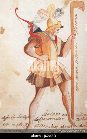 Lautaro was a Mapuche leader during the 16th century, and 'La Araucana ...