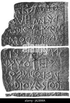 The *Lapis Niger* is an ancient black stone inscription from Rome ...