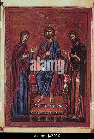 The Melisende Psalter, a medieval illuminated manuscript, features ...