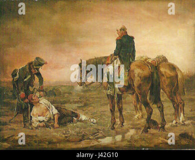 Relief after the Battle by Ernest Meissonier Stock Photo - Alamy
