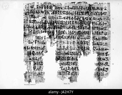 The London Medical Papyrus is an ancient Egyptian text, known for its ...