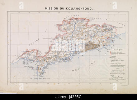 Map of Guangdong Province, China, 1889 Stock Photo - Alamy