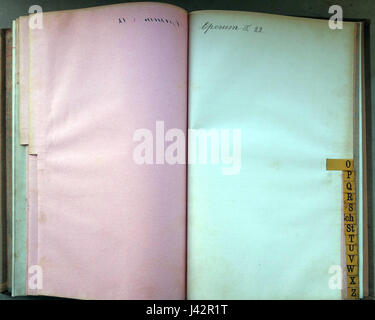 The 'Lagerbuch des Naoum Dedo' from Leipzig is a historical ledger ...