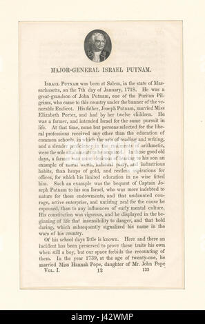 Israel Putnam, American army general during the American Revolutionary ...