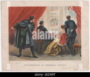 The Assassination of President Lincoln at Ford's Theatre, Washington D ...