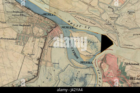 Mapa bgd 2 franckatastar Stock Photo - Alamy