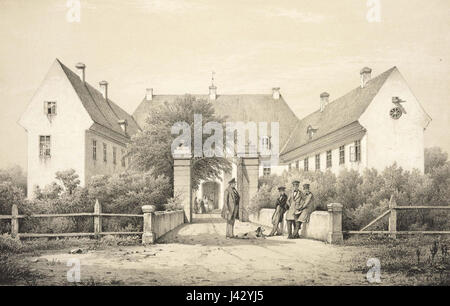 Krapperup Castle circa 1852 1863 Stock Photo - Alamy