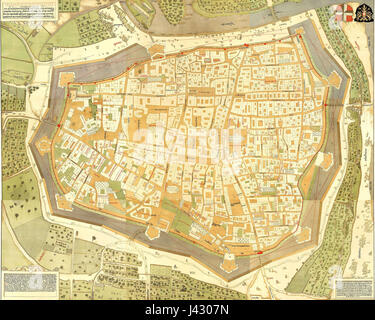 Map of Vienna Stock Photo - Alamy