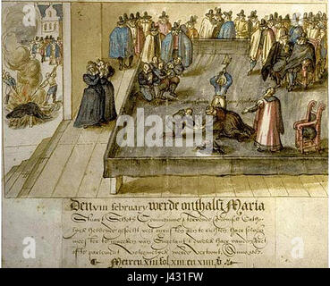Execution of Mary Queen of Scots Stock Photo - Alamy
