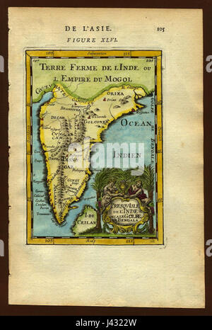 This 1683 map of ancient India provides a historical perspective on the ...