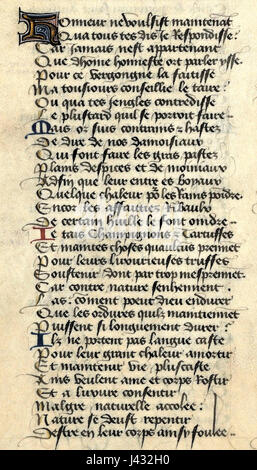 This medieval manuscript, *Champion Des Dames* from Grenoble, contains ...