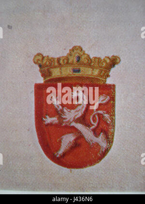 This 17th-century heraldic emblem represents the Cavriani family ...