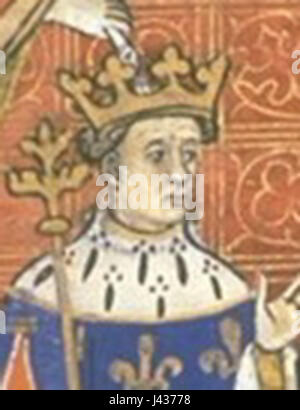 Portrait of Louis VIII, King of France, Jost Amman, 1598 print ...