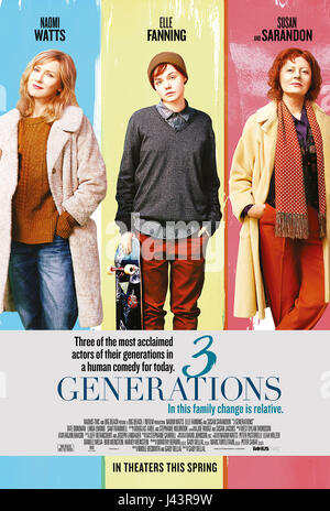 ABOUT RAY, from left: Elle Fanning, Naomi Watts, Susan Sarandon, 2015. © The Weinstein Company ...