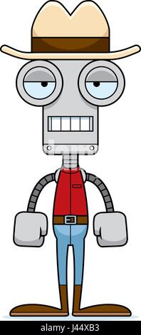 A cartoon robot looking bored Stock Vector Image & Art - Alamy