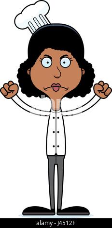A cartoon chef woman looking angry Stock Vector Image & Art - Alamy